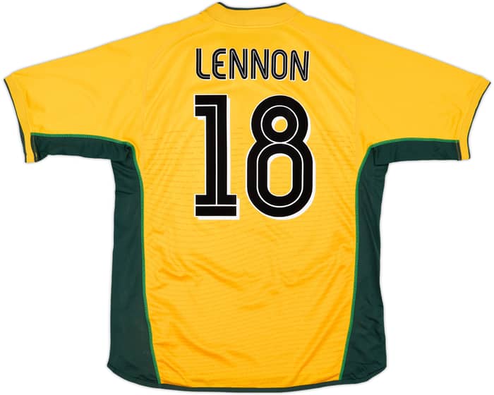 2002-03 Celtic Away Shirt Lennon #18 - 7/10 - (L)