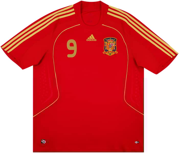 2007-09 Spain Home Shirt Torres #9