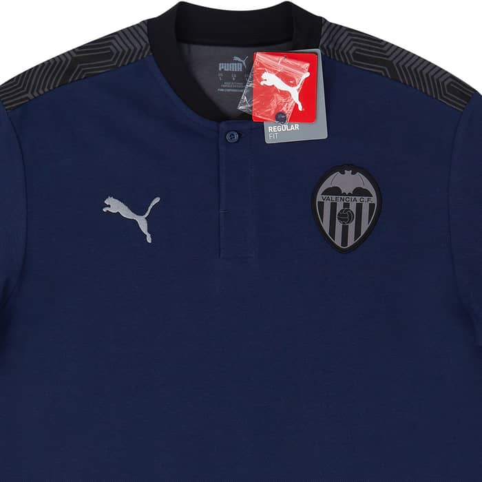 2020-21 Valencia Puma Casuals Polo T-Shirt