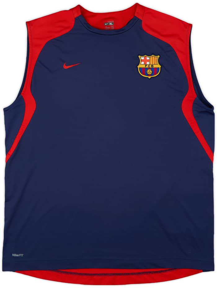 2007-08 Barcelona Nike Training Vest - 9/10 - (XL)