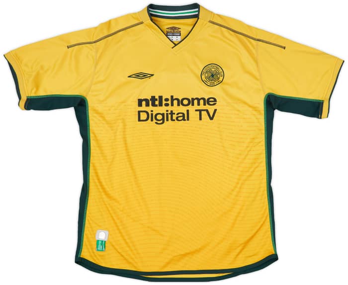 2002-03 Celtic Away Shirt Larsson #7 - 9/10 - (L)