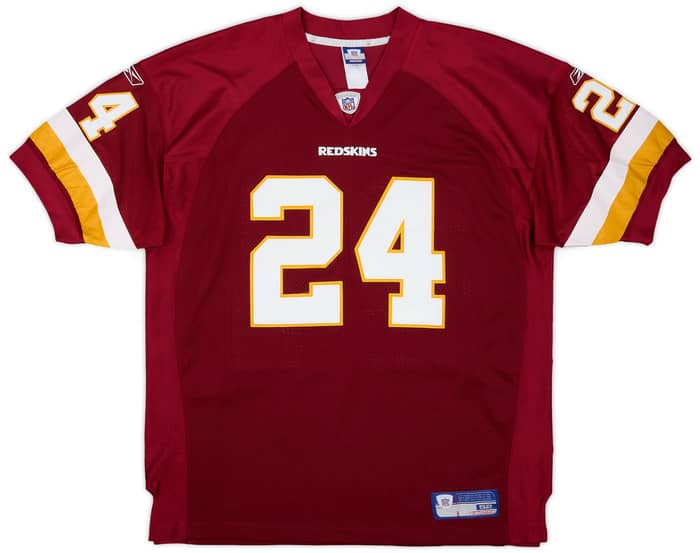 2002-03 Washington Redskins Bailey #24 Reebok Authentic Home Jersey - 7 ...