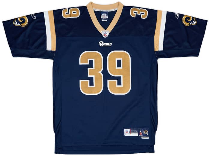 2007 St. Louis Rams Jackson #39 Reebok Premier Home Jersey - 7/10 - (L)