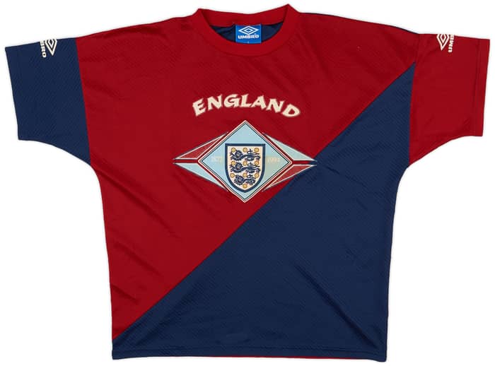 1994 England Umbro Training Shirt - 6/10 - (L)