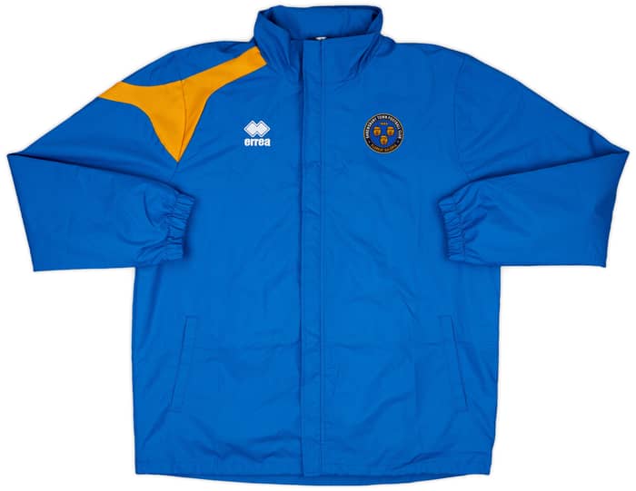 2015-16 Shrewsbury Errea Hooded Rain Jacket - 9/10 - (XL)