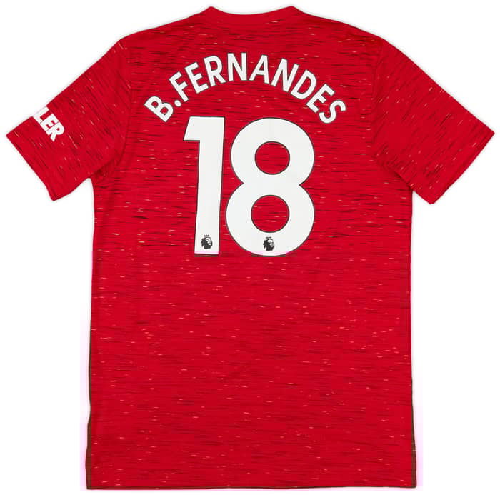 2020-21 Manchester United Home Shirt B.Fernandes #18 - 9/10 - (L)
