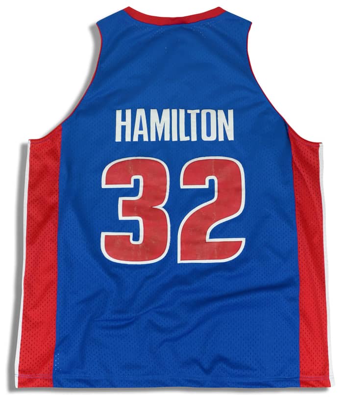 2002-04 Detroit Pistons Hamilton #32 Nike Swingman Jersey (Away) XL