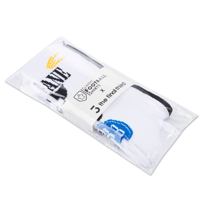 2001-02 Real Madrid Zidane #5 CL Home Crew Socks