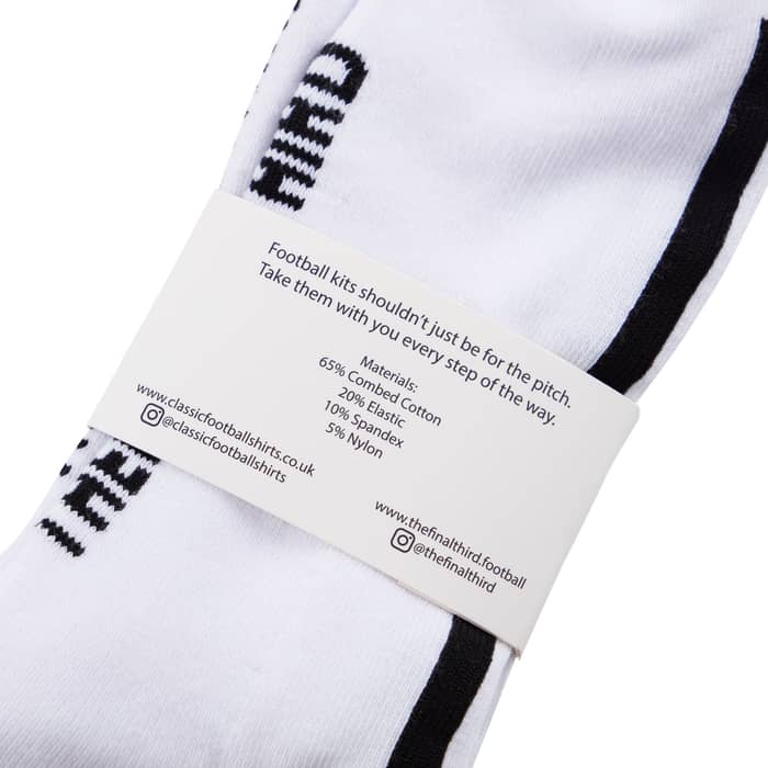 2001-02 Real Madrid Zidane #5 CL Home Crew Socks