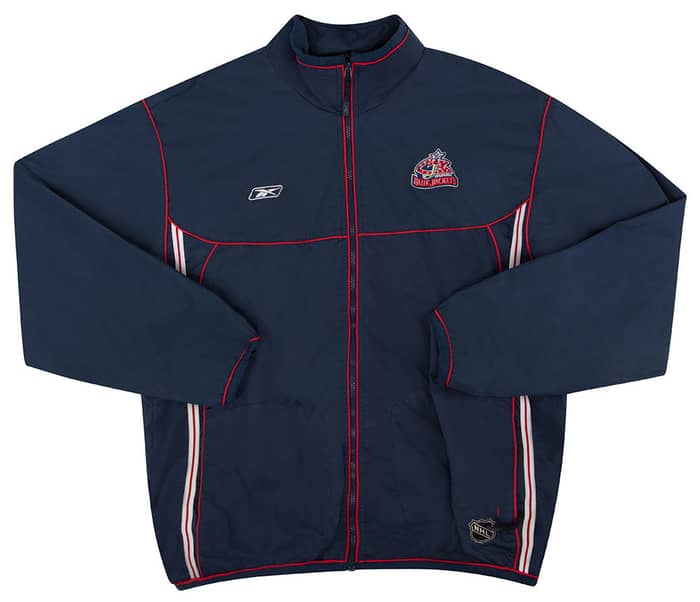 2000s Columbus Blue Jackets Reebok Windbreaker Jacket XL