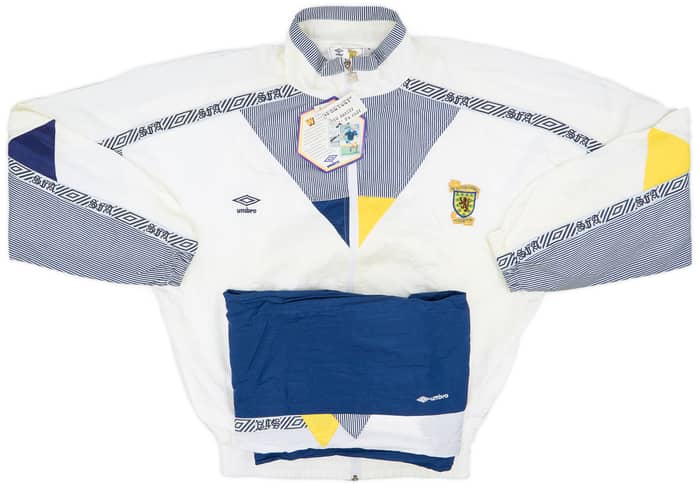 1990-92 Scotland Umbro Full Tracksuit (S)