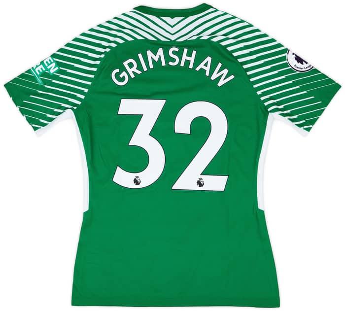 2017-18 Manchester City Match Issue GK Shirt Grimshaw #32