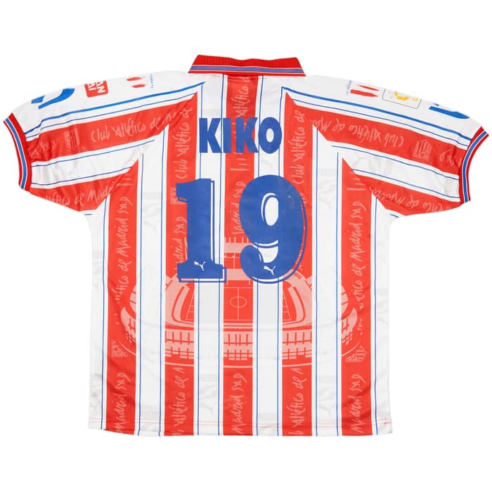 1996-97 Atletico Madrid Home Shirt Kiko #19 (L)