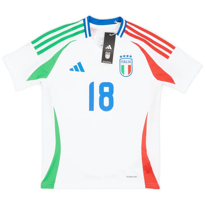 2024-25 Italy Away Shirt Barella #18 (KIDS)