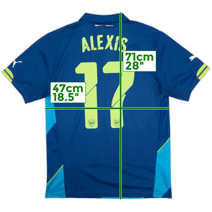 2014-15 Arsenal Third Shirt Alexis #17 (S)