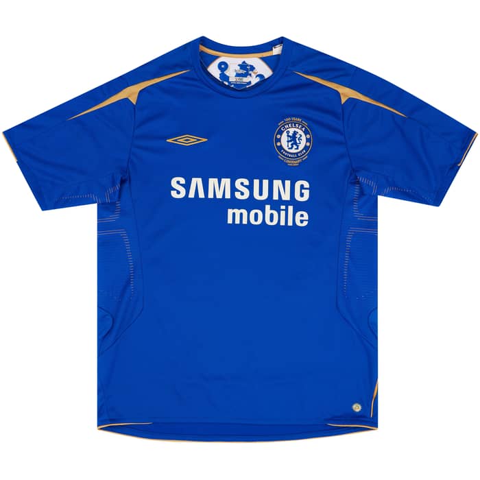 2005-06 Chelsea Centenary Home Shirt Drogba #15