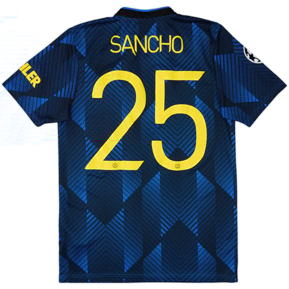 2021-22 Manchester United Third Shirt Sancho #25 - 7/10 - (S)