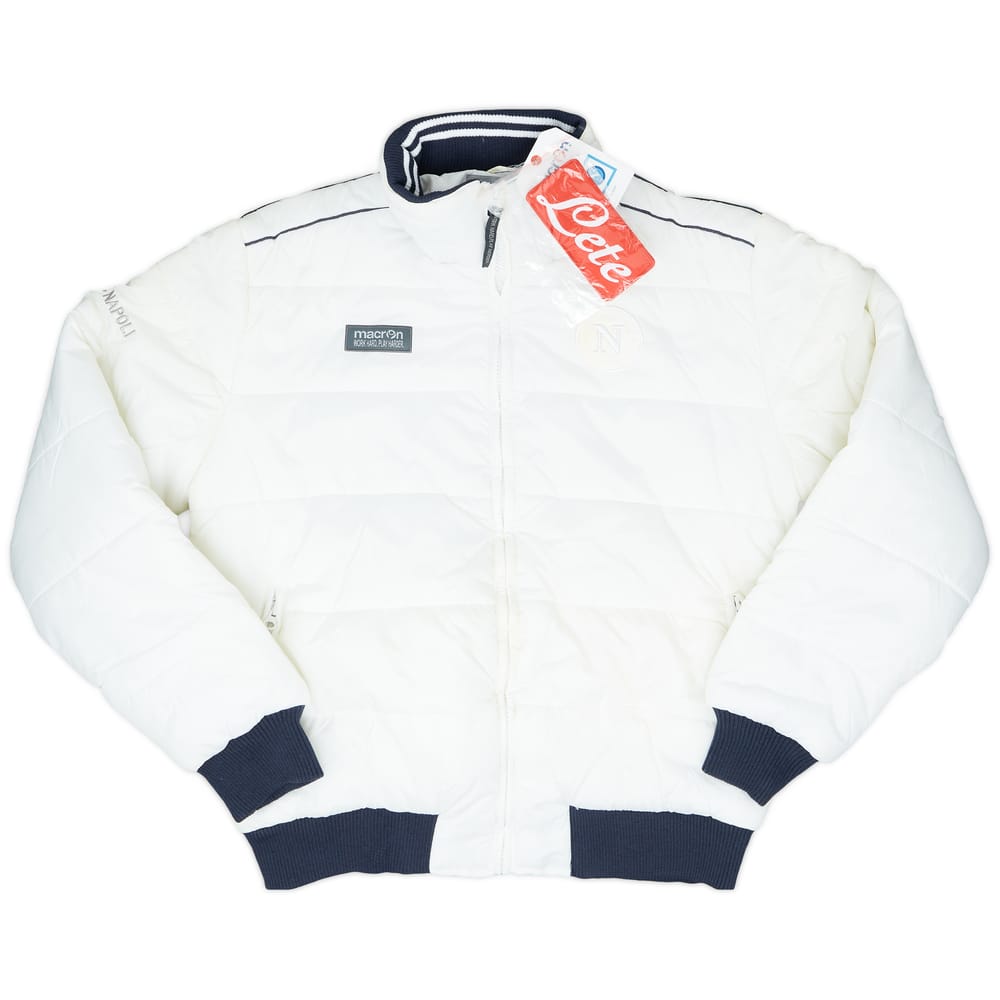 2011-12 Napoli Macron Padded Bench Coat (L)