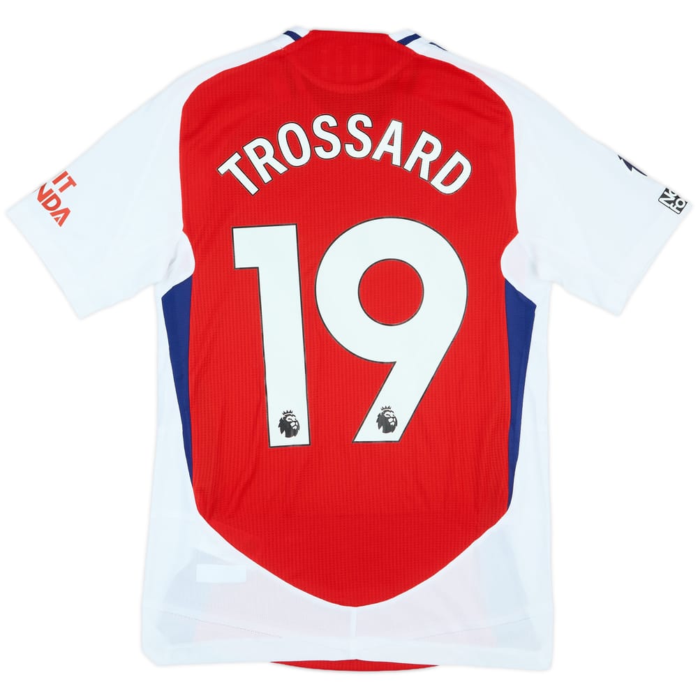 2024-25 Arsenal Match Issue Home Shirt Trossard #19
