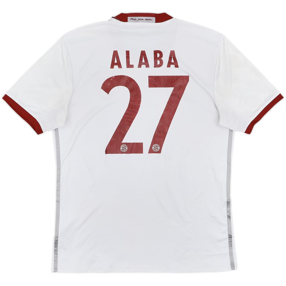 2016-17 Bayern Munich Third Shirt Alaba #27 - 4/10 - (M)