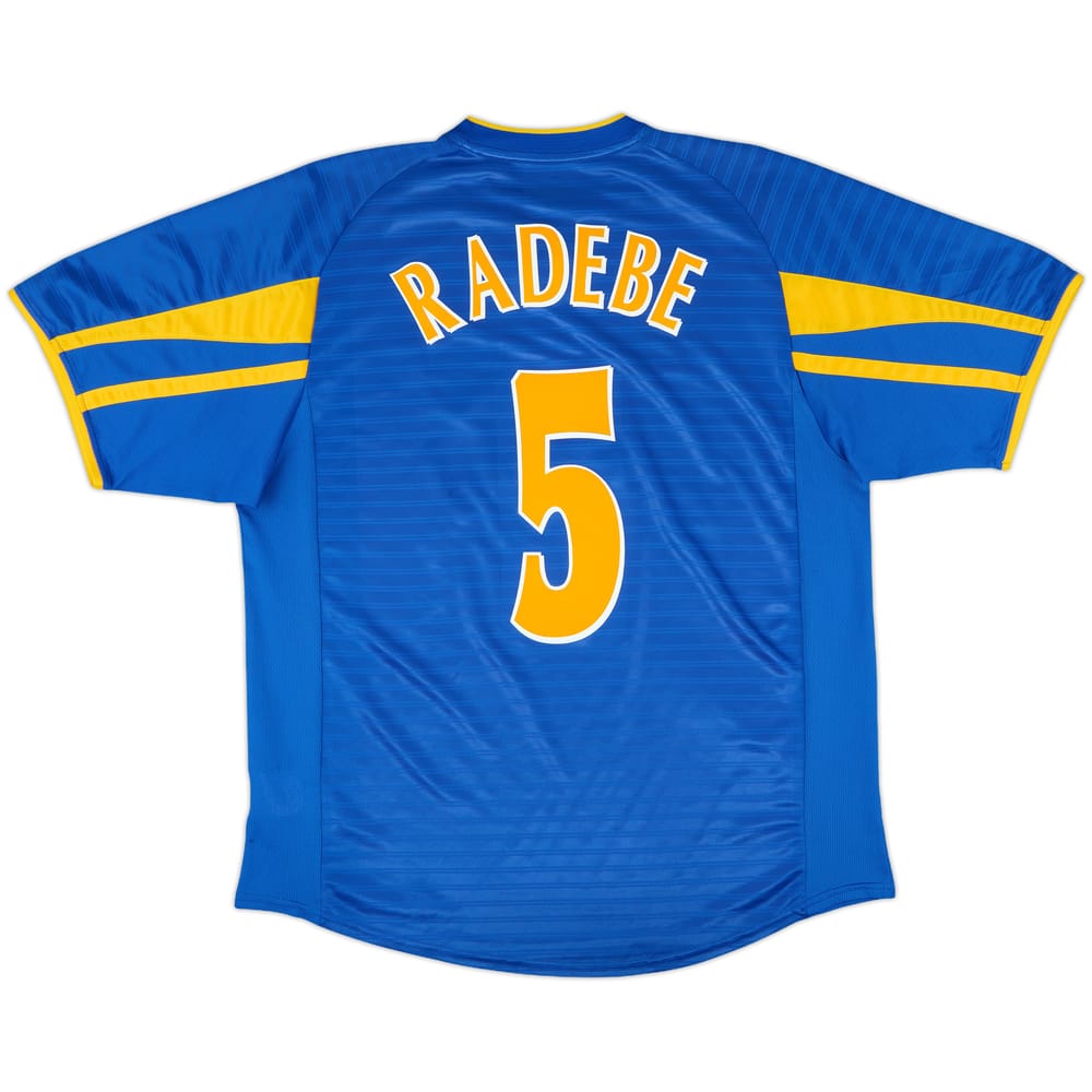 2001-03 Leeds United Away Shirt Radebe #5 - 9/10 - (L)