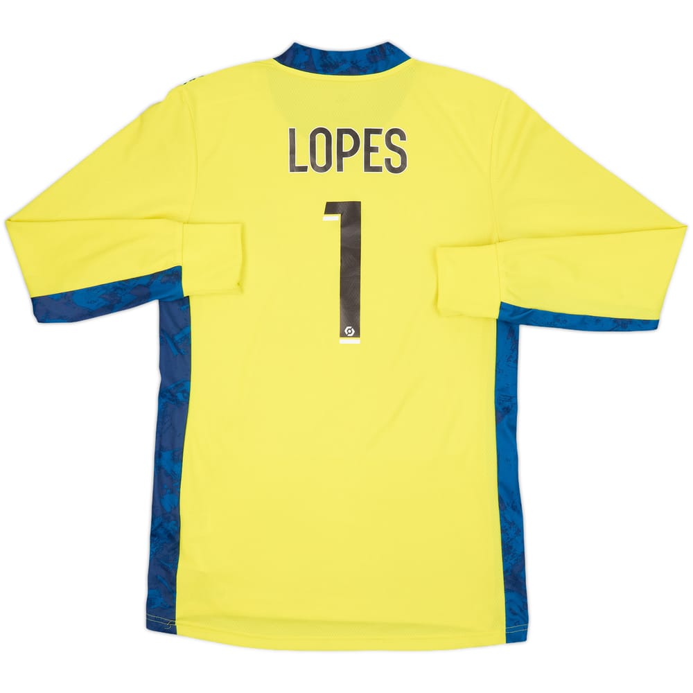 2020-21 Lyon GK Shirt Lopes #1 - 9/10 - (M)