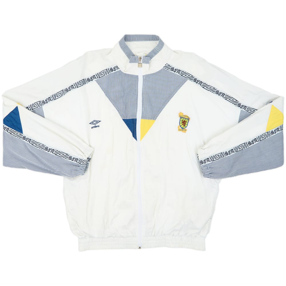 1990-92 Scotland Umbro Track Jacket - 8/10 - (M)