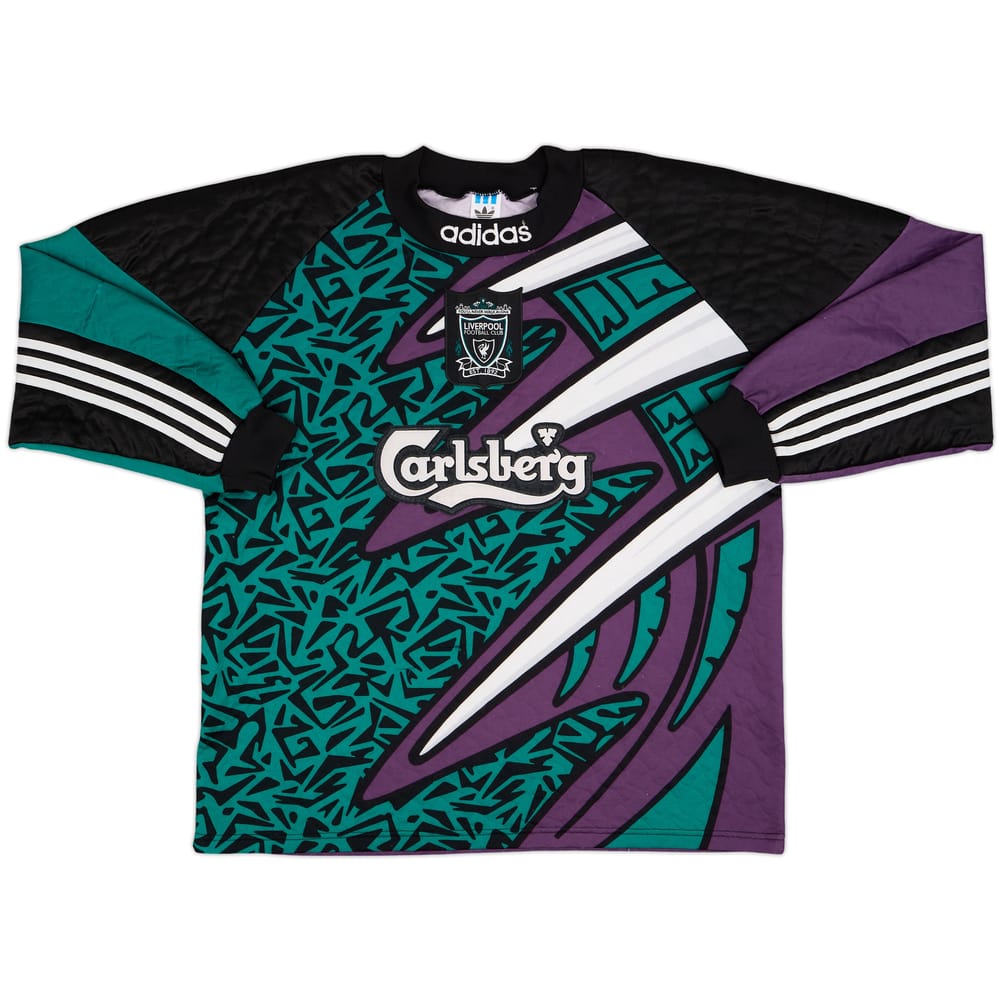 1995-96 Liverpool GK Shirt - 7/10 - (L)