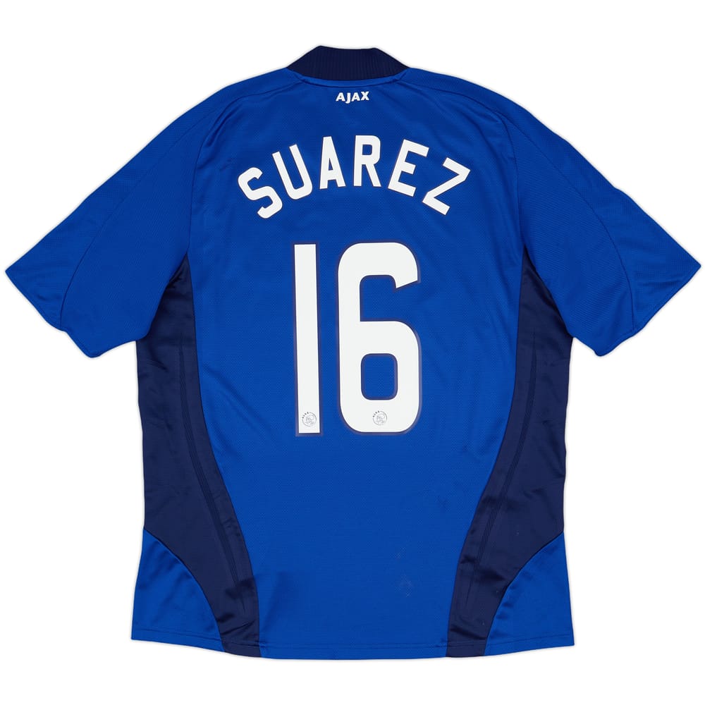 2008-09 Ajax Player Issue Signed Away Shirt Suarez #16 - 7/10 - (L)