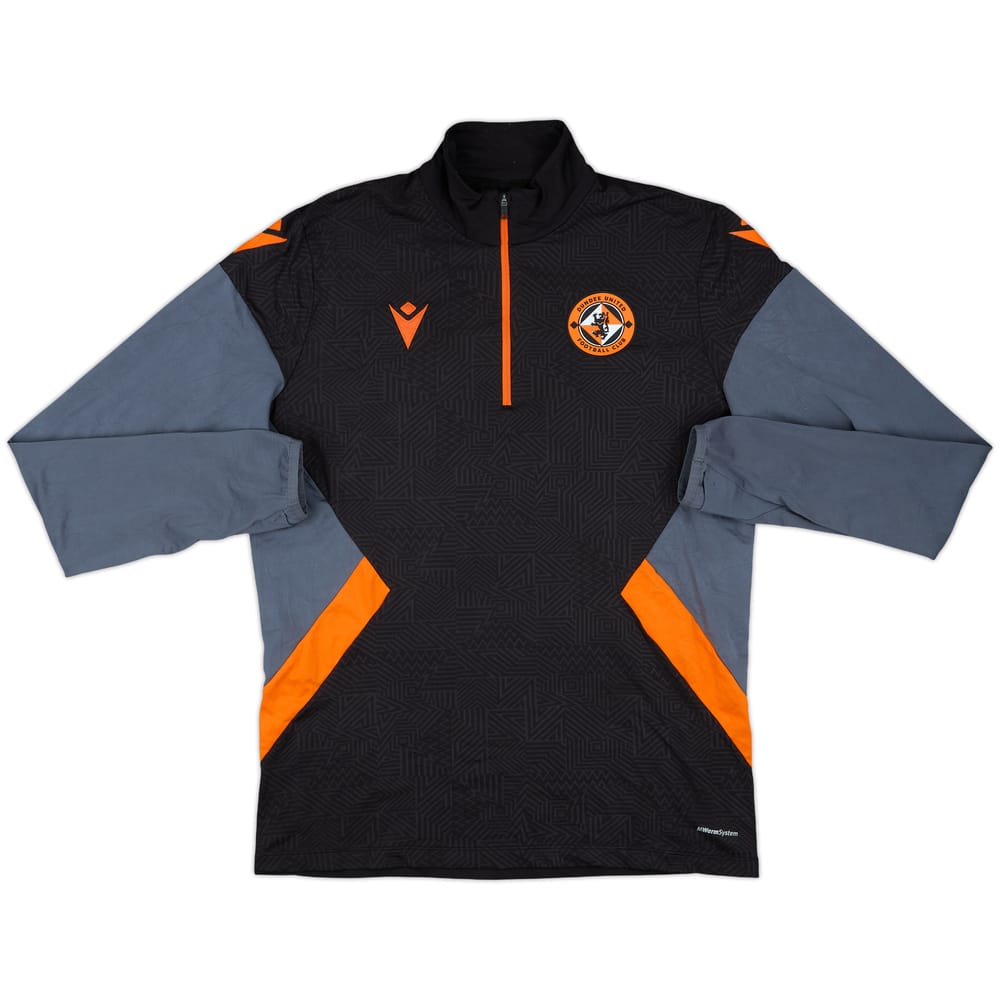 2019-20 Dundee United Macron 1/4 Zip Drill Top - 8/10 - (M)