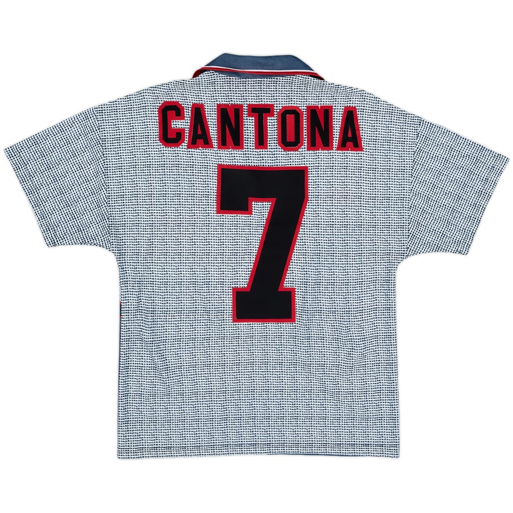 1995-96 Manchester United Away Shirt Cantona #7 - 8/10 - (Y)