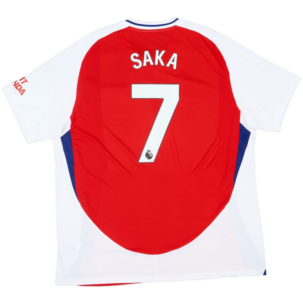 2024-25 Arsenal Home Shirt Saka #7 - 10/10 - (XXL)