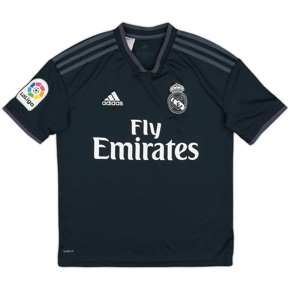 2018-19 Real Madrid Away Shirt - 7/10 - (L.Boys)
