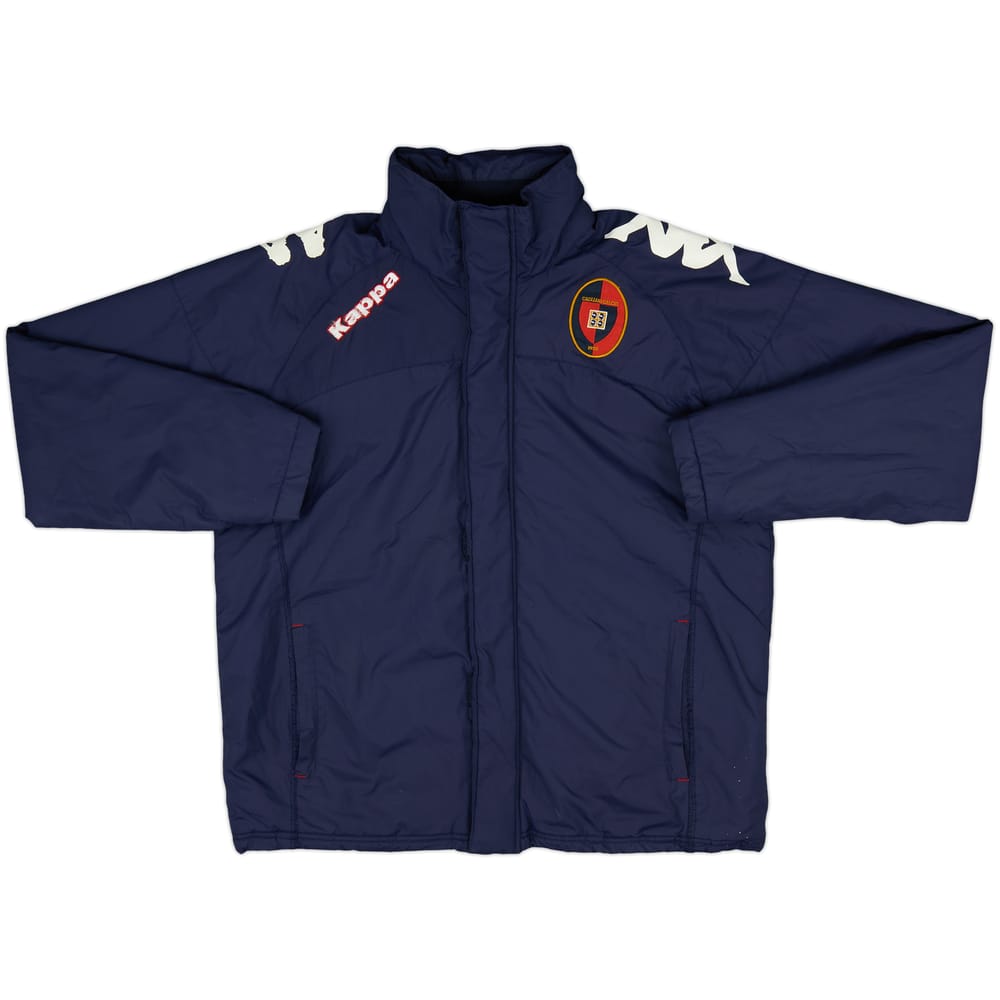 2013-14 Cagliari Kappa Padded Bench Coat - 8/10 - (M)