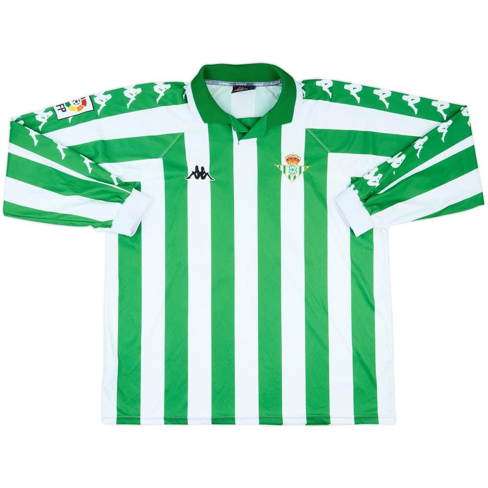 2000-02 Real Betis B Match Issue Home L/S Shirt #29
