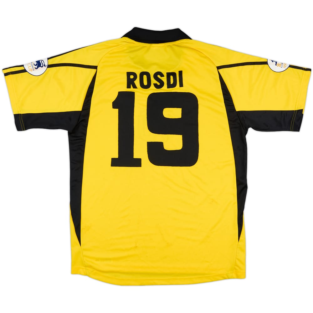 2003 Malaysia Match Issue Home Shirt Rosdi #19