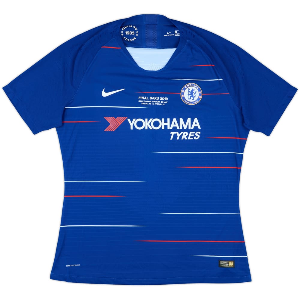 2019 Chelsea Player Issue Europa League Final Home Shirt