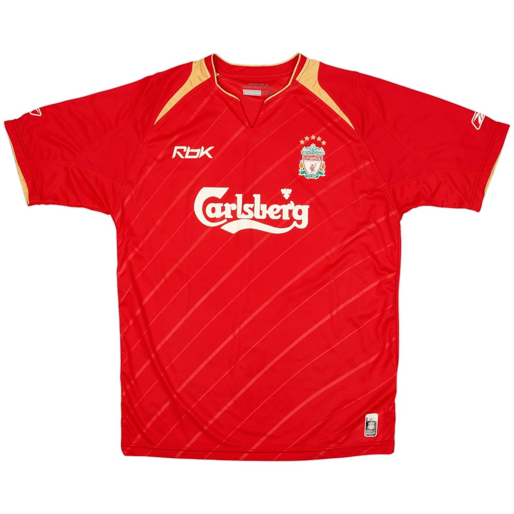 2005-06 Liverpool CL Home Shirt - 6/10 - (M)