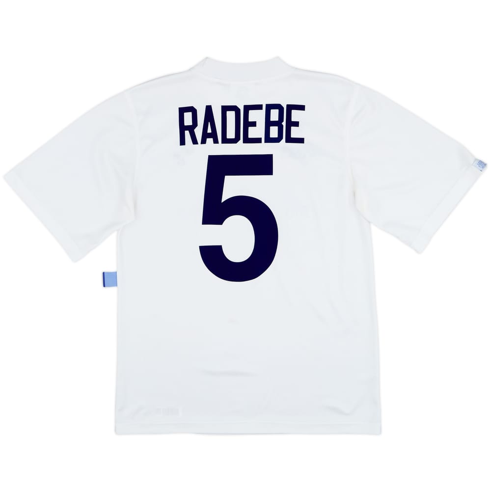 1995-96 Leeds United Home Shirt Radebe #5 - 8/10 - (M)