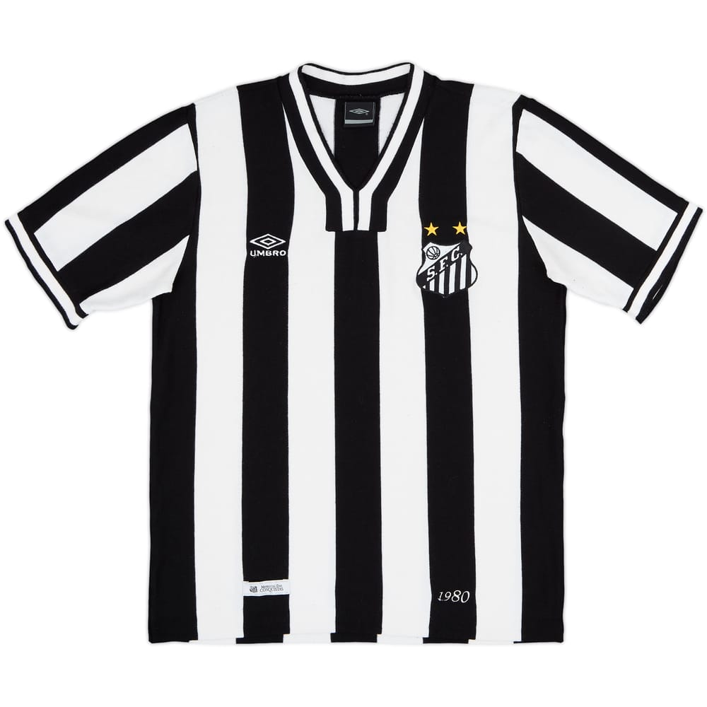 2004 Santos Umbro Retro 1980s Training Shirt - 8/10 - (L)