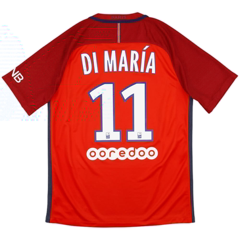 2016-17 Paris Saint-Germain Away Shirt Di Maria #11 - 6/10 - (M)