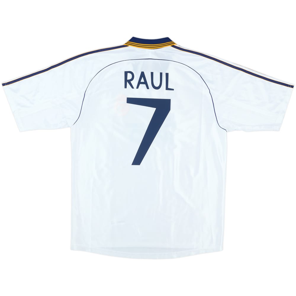 1998-00 Real Madrid Home Shirt Raul #7 (L)
