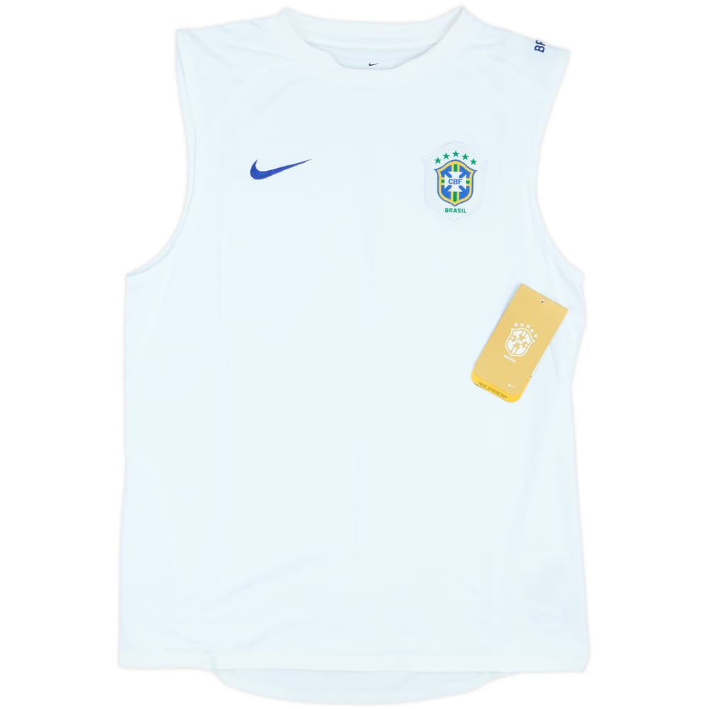 2006-07 Brazil Player Issue Nike Training Vest (S)