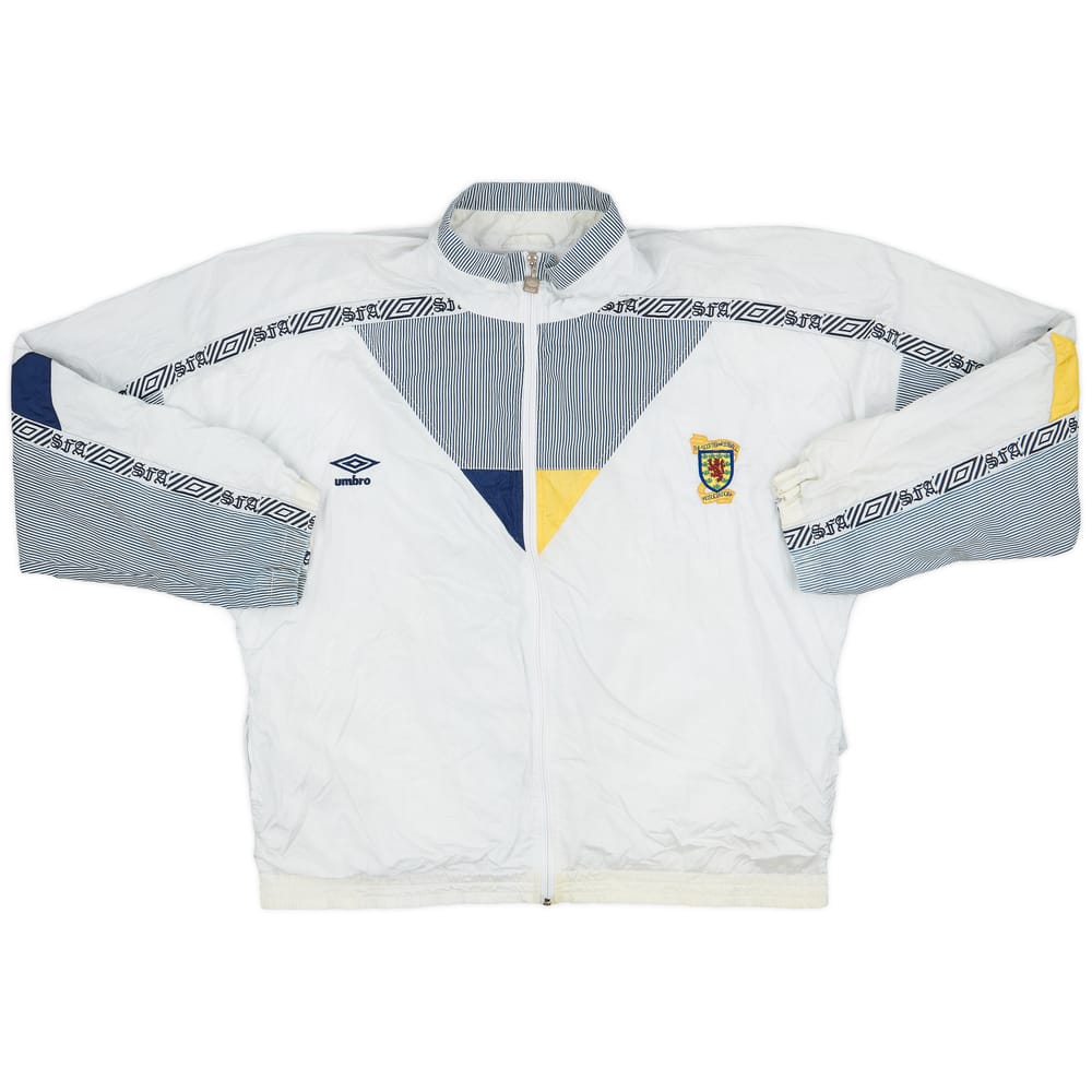 1990-92 Scotland Umbro Track Jacket - 9/10 - (L)