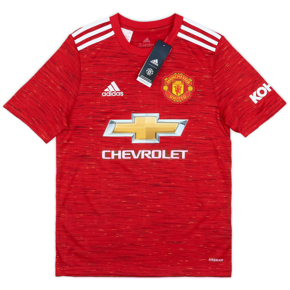 2020-21 Manchester United Home Shirt (S.Kids)