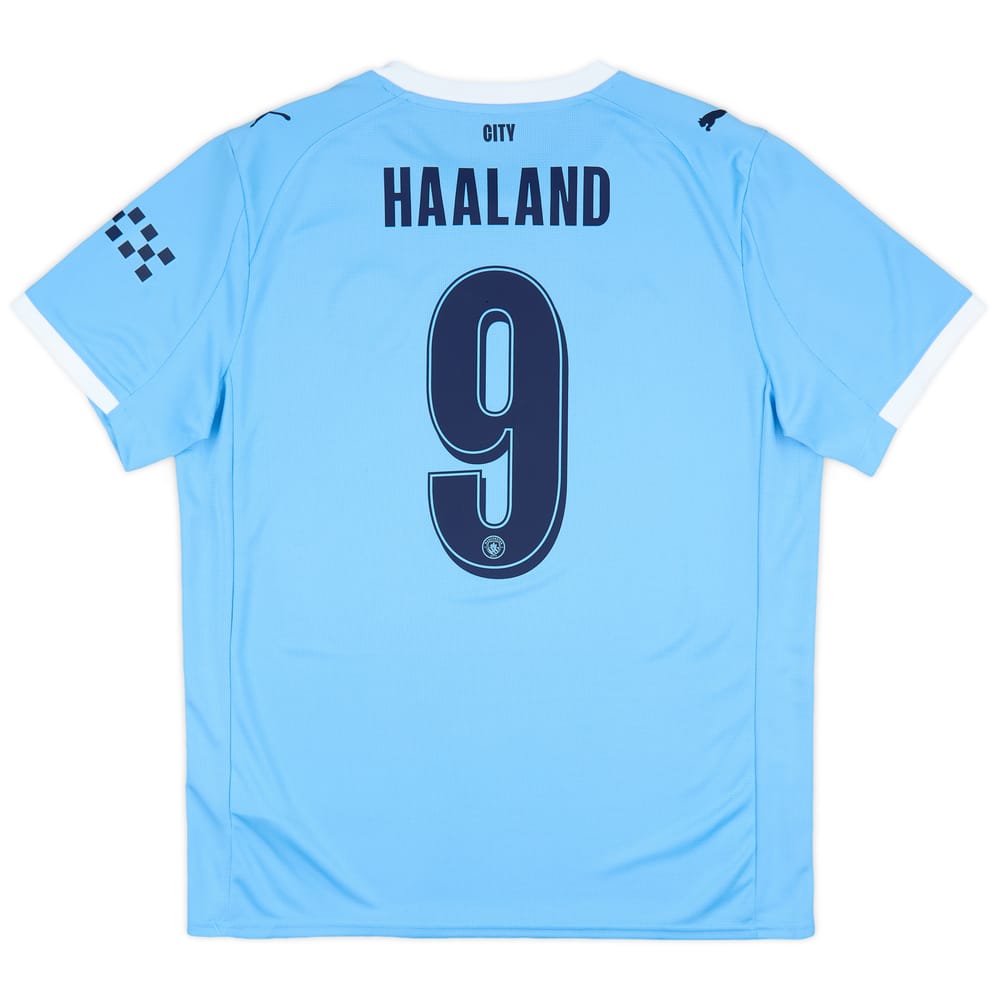 2025-26 Manchester City Home Shirt Haaland #9