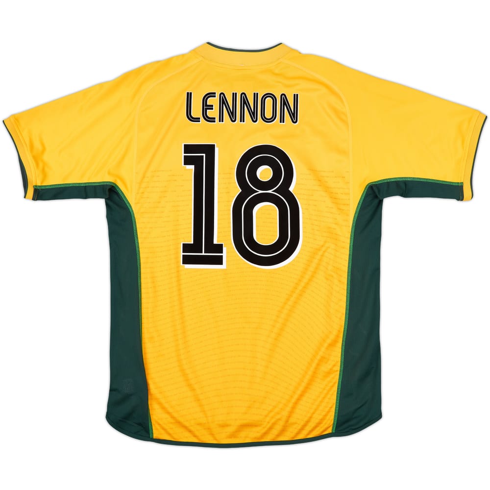 2002-03 Celtic Away Shirt Lennon #18 (L)