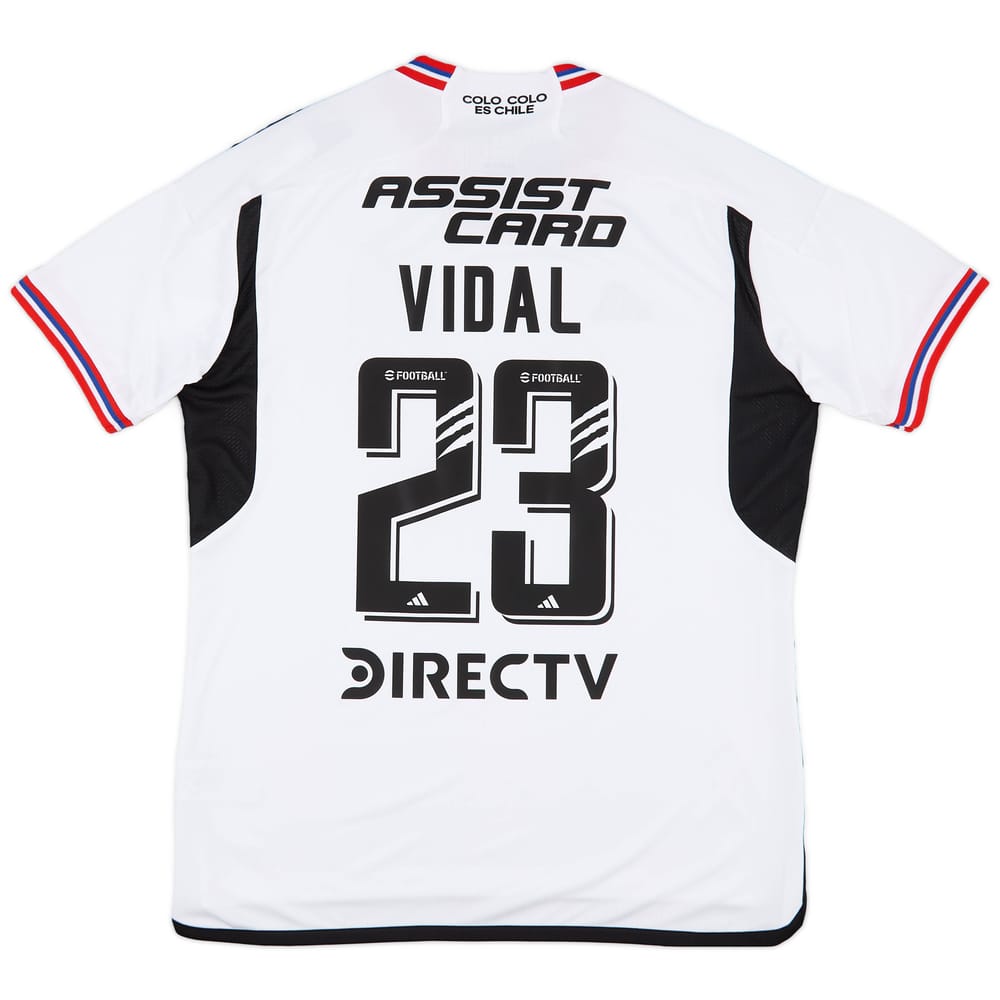 2023-24 Colo Colo Home Shirt Vidal #23