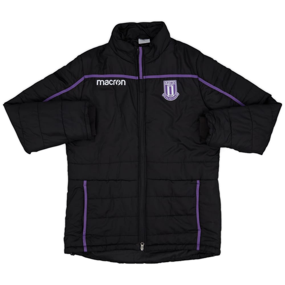 2019-20 Stoke Macron Padded Bench Coat - 6/10 - (S)