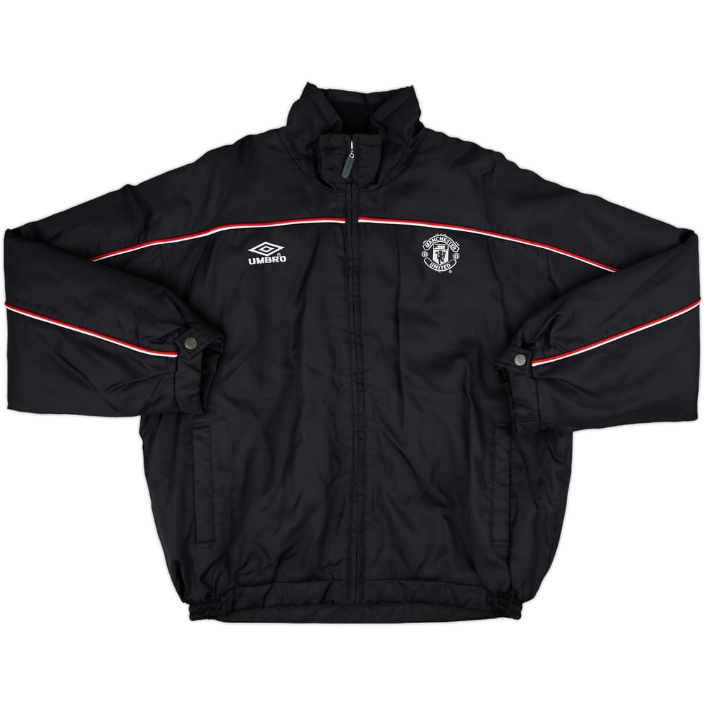 1999-00 Manchester United Umbro Padded Bench Coat - 9/10 - (L)